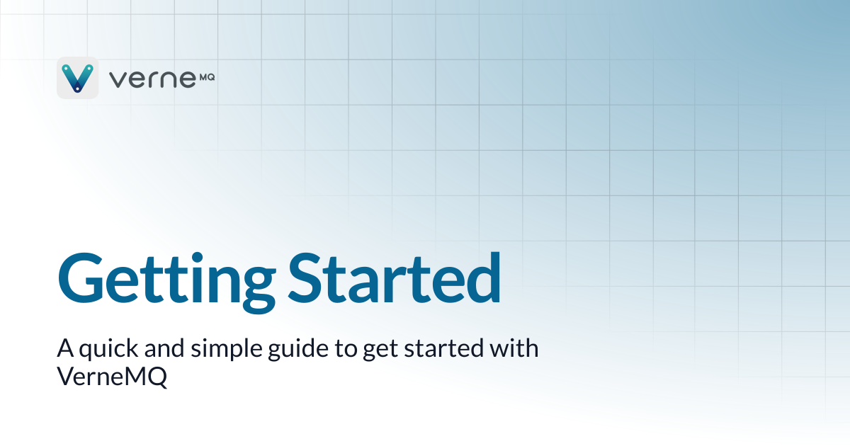 Getting Started | master | VerneMQ